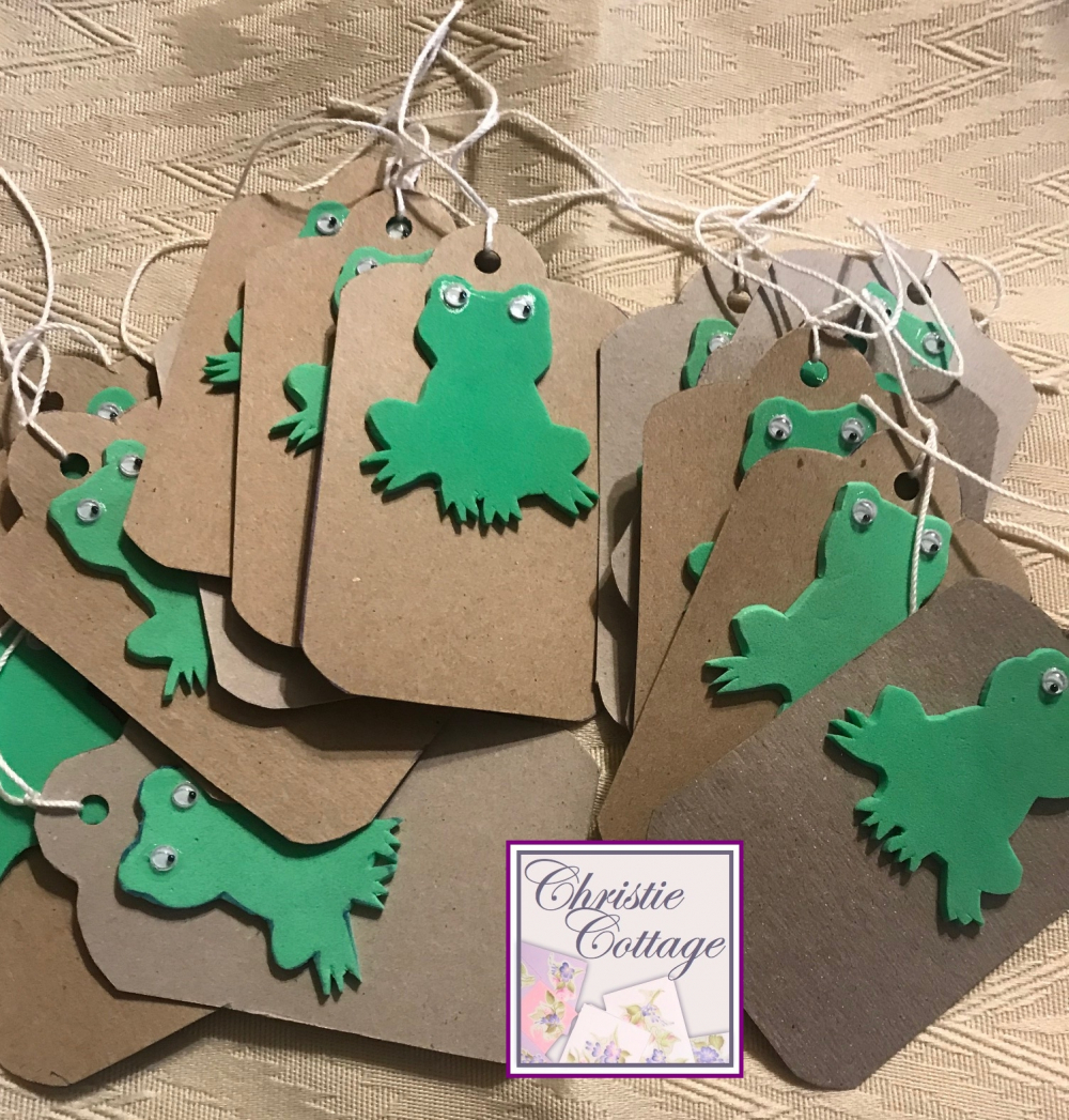 Frog tags, Hang tags | Christie Cottage
