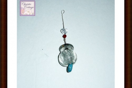 Pendant, Rear Window Charm, Unique Long, glass | Christie Cottage