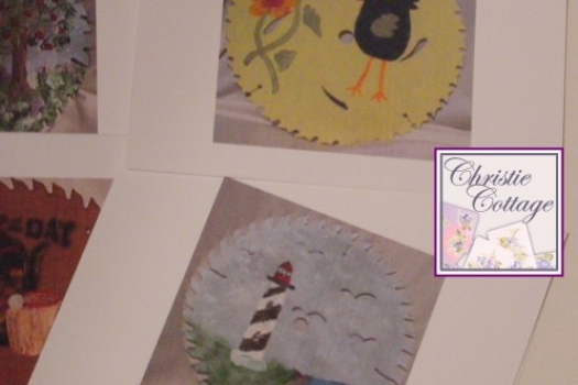 Saw blade Art, notecards, Made in America Set | Christie Cottage